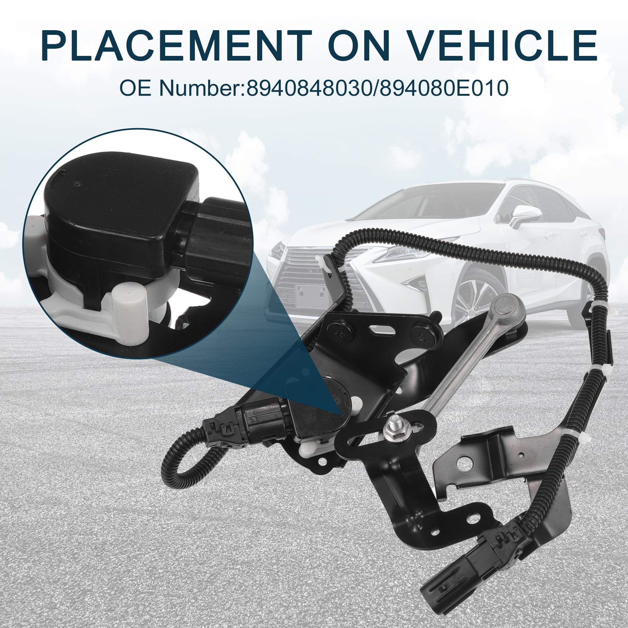 BMW X5 X6 Sensor TUCKBOLD Air Suspension Ride Height Sensor For BMW 328i - Front Left Level ...