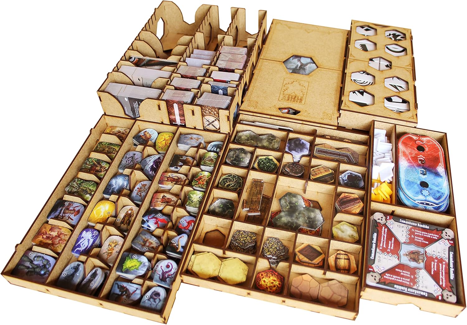 Amazon.com: Meeple Maiden Storage Organizer for Gloomhaven Insert for ...