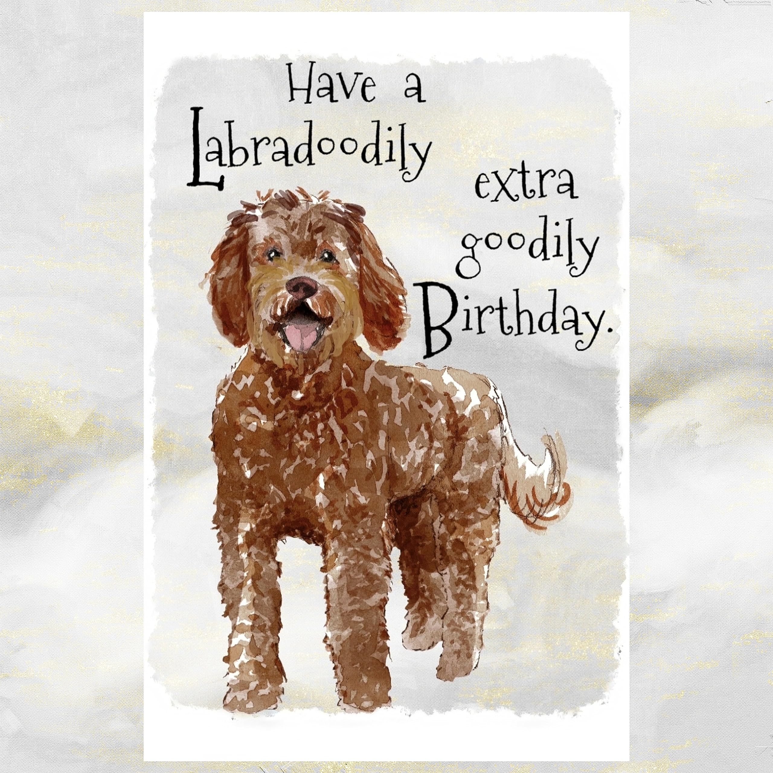Labradoodles Clip Art Happy Birthday Hand Drawn Doodles Vector Hd PNG