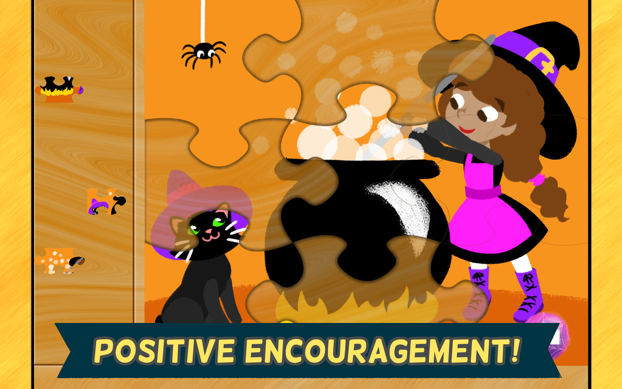 Halloween Kids Puzzles 2: Ghost, Zombie and Witch Games for Toddlers ...