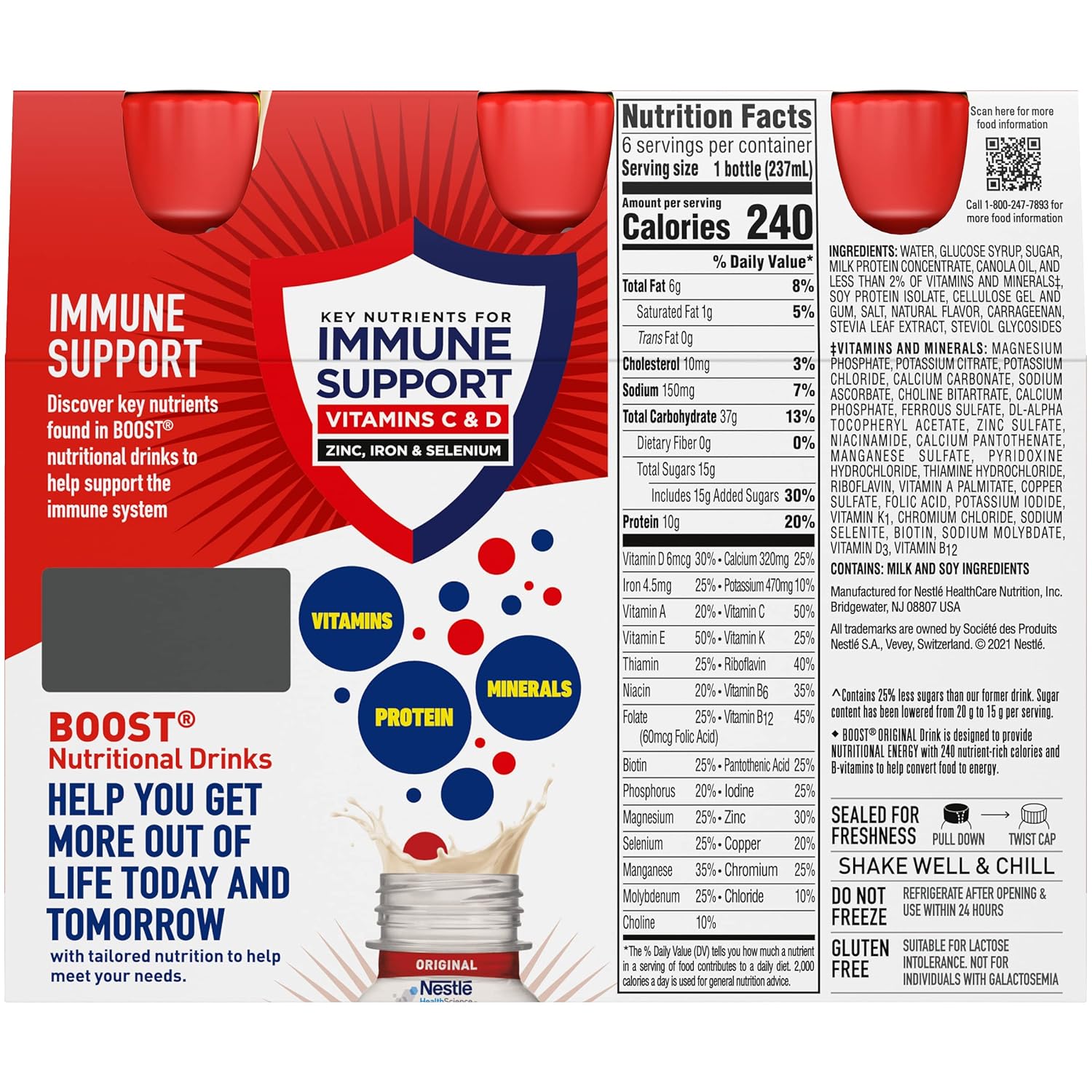 Buy BOOST High Protein Nutritional Drink Variety Pack (Chocolate ...