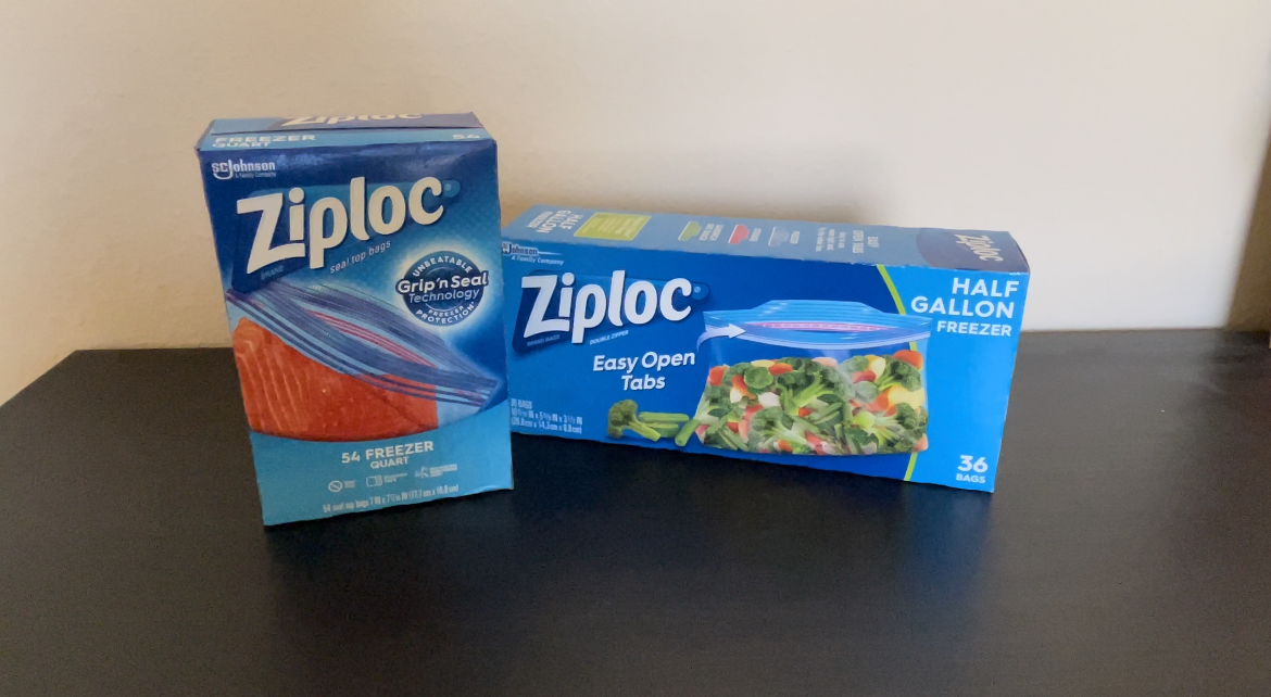 Watch Ziploc Quarter vs half Gallon freezer bags #thisorthat on Amazon Live