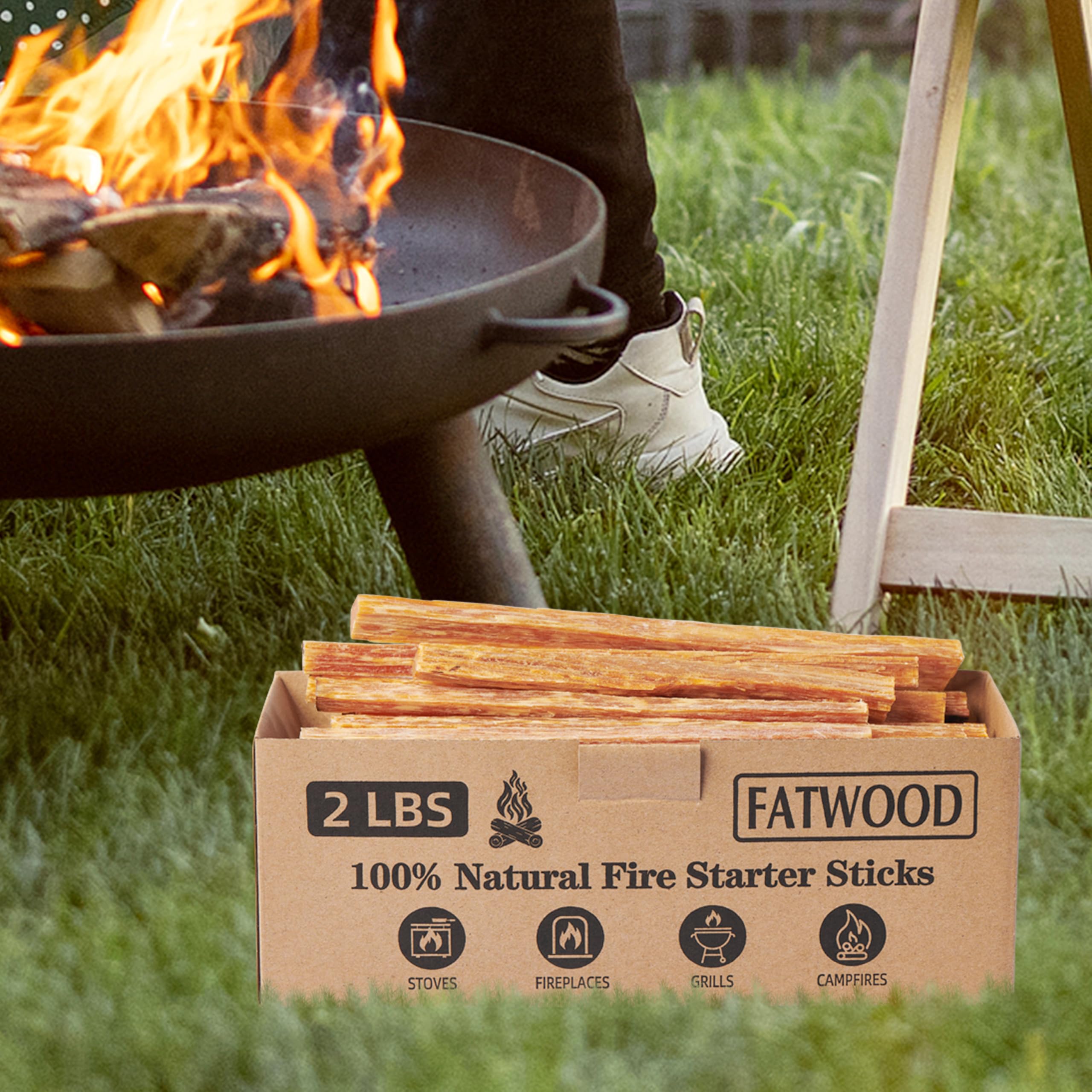 10lb Fatwood Fire Starter Weinner 10 Lbs. Fatwood Fire Starter Sticks ...