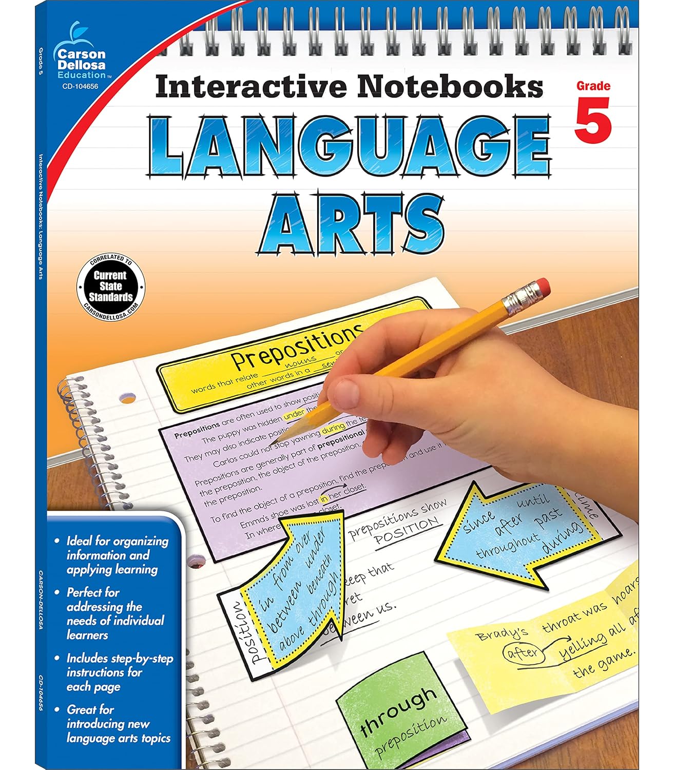 Amazon.com: Language Arts, Grade 5 (Interactive Notebooks ...