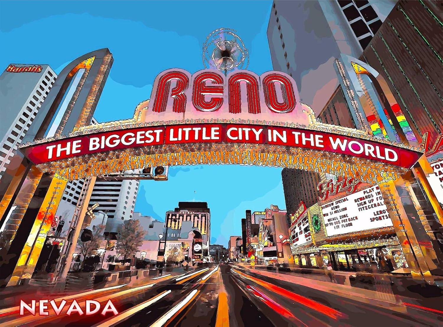 Amazon.com - Magnet Reno Biggest Little City Nevada United States ...