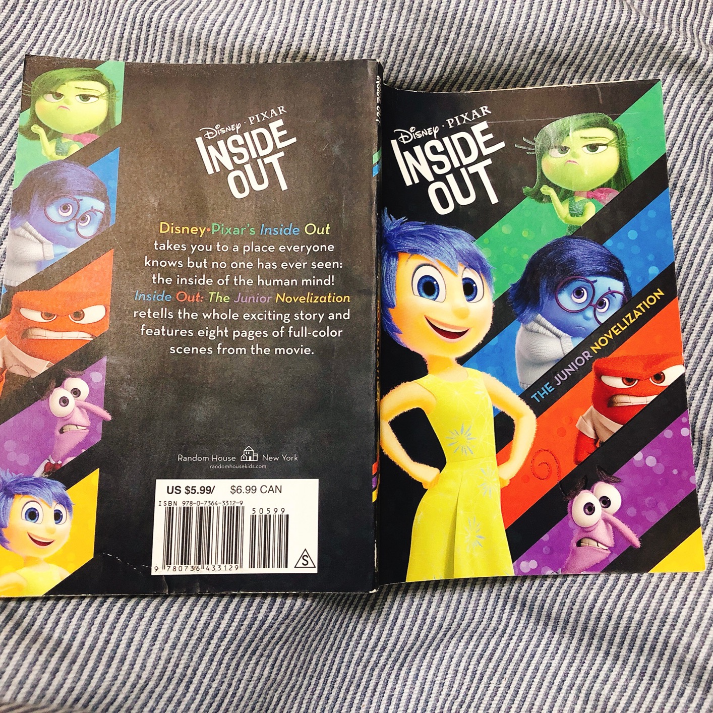 Amazon | Inside Out Junior Novelization (Disney/Pixar Inside Out) | RH ...