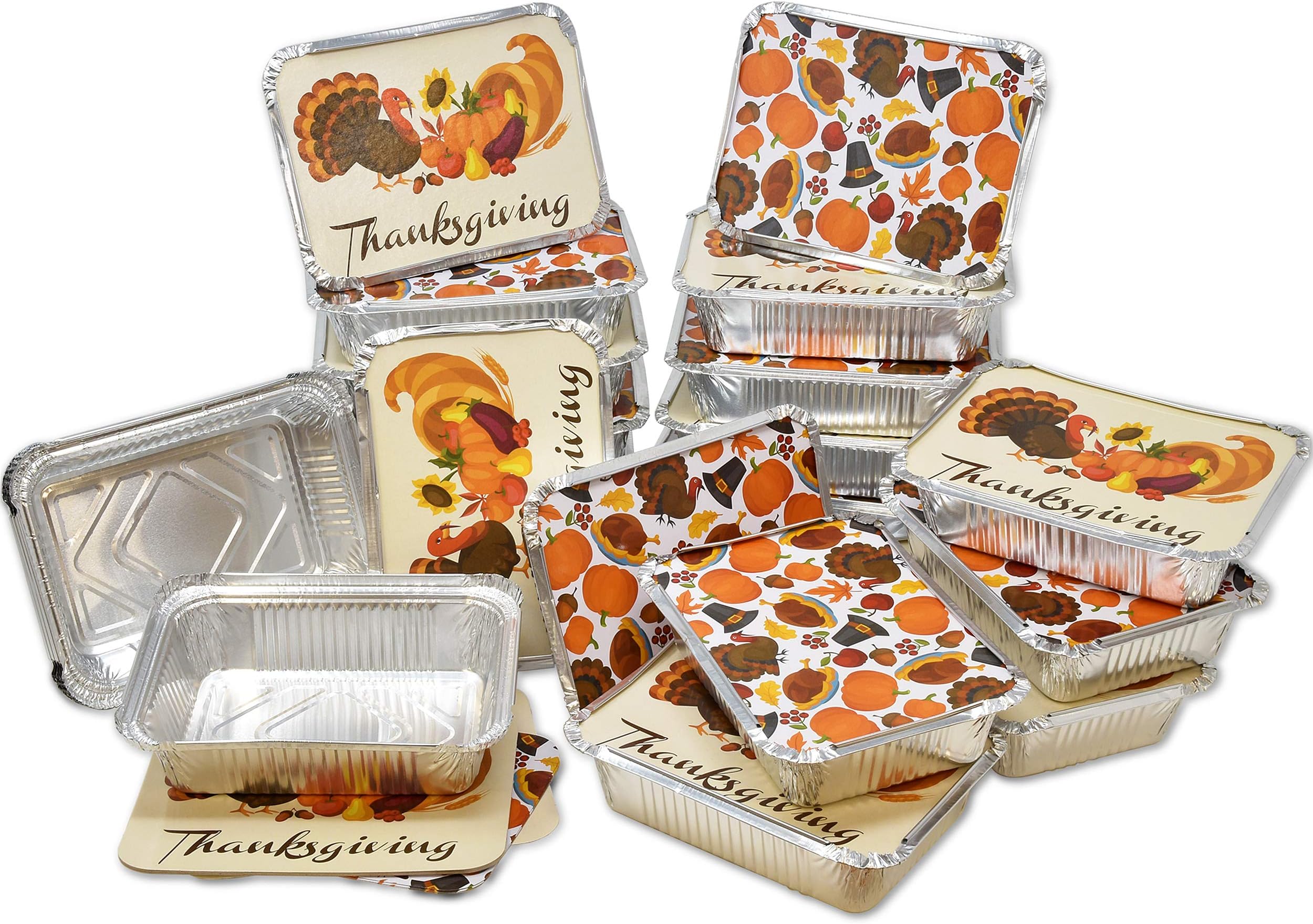 Amazon.com: HAKOTI Thanksgiving Leftover Containers, 36Pcs Thanksgiving ...