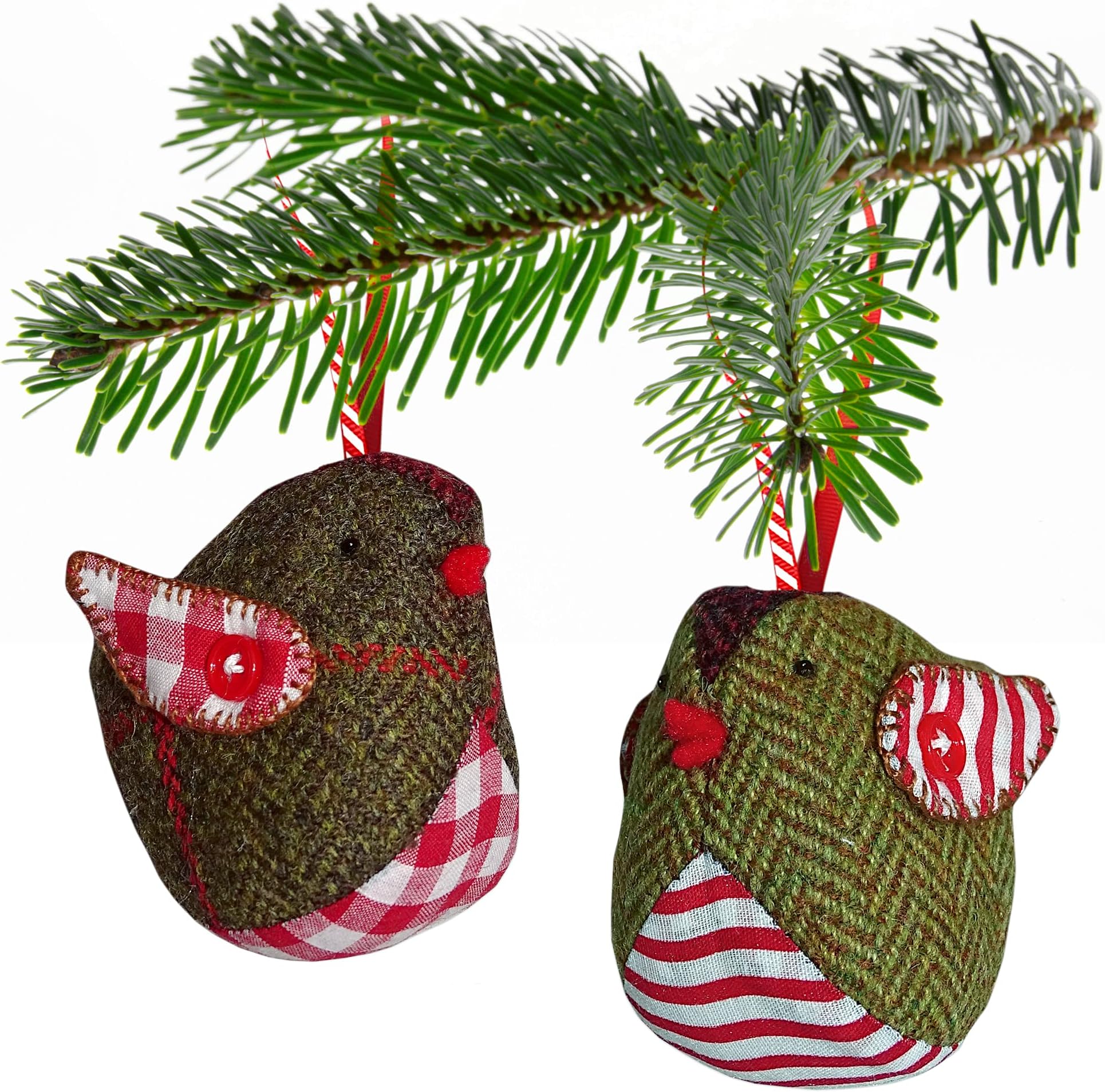 My Fabric Heaven Tweed Robin Sewing Pattern 6 cm Stuffed Soft Bird ...