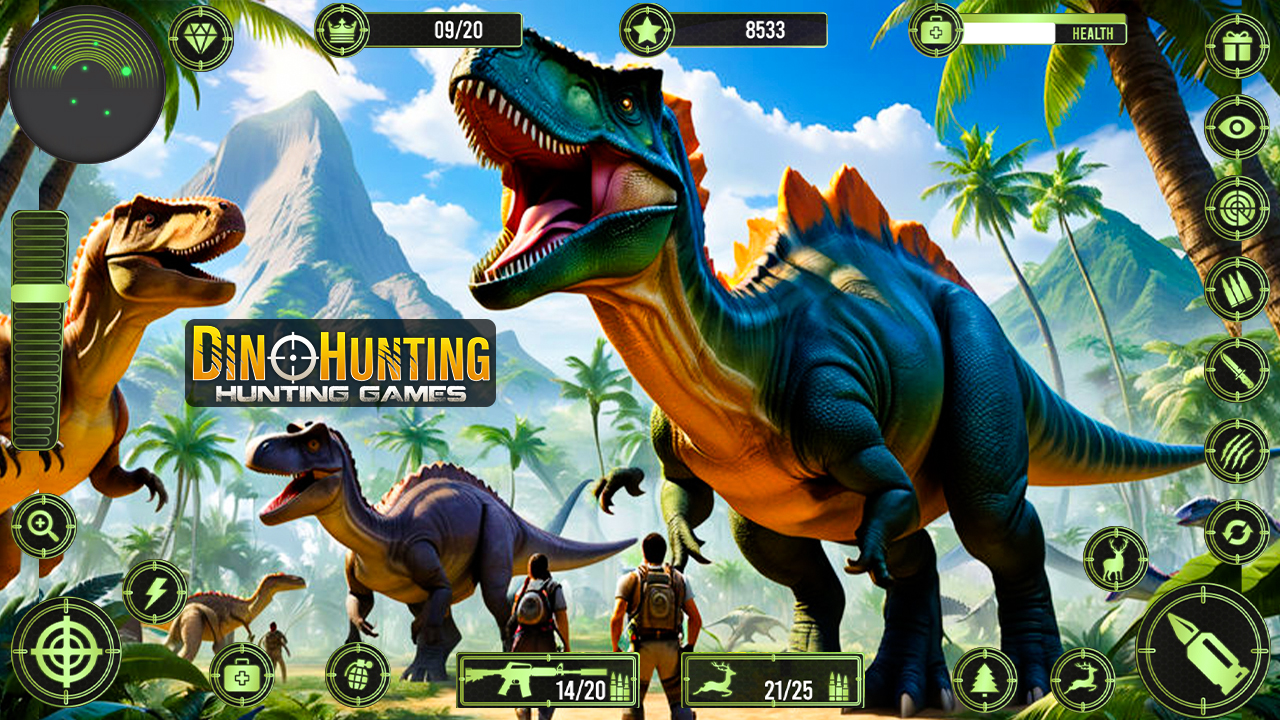 Carnivores Dino Hunt: Dino Shooting Games: Dinosaur Hunting Survival ...