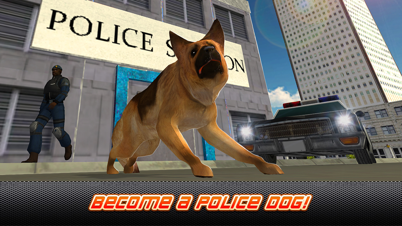 German Shepherd Dog Life Simulator: Criminal Catch Dog Stunts Animal ...