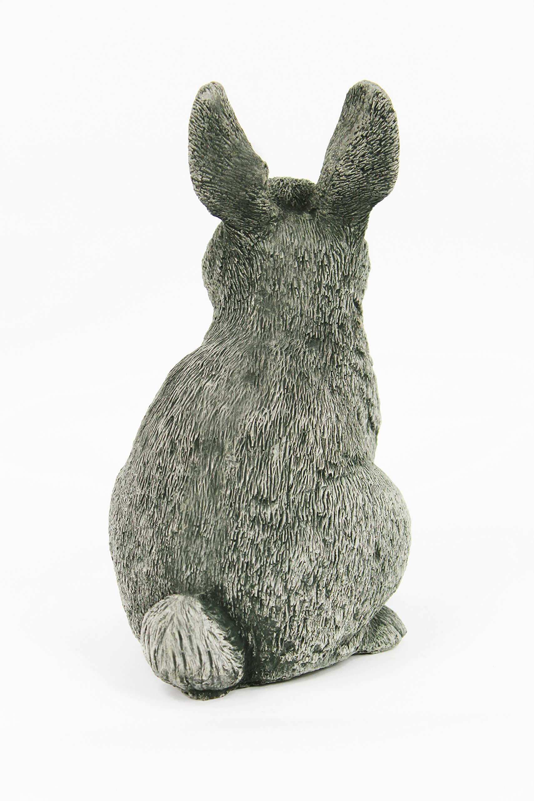 Rabbit Statue Laying Concrete Garden Statue Cement Animal Figure Cast ...