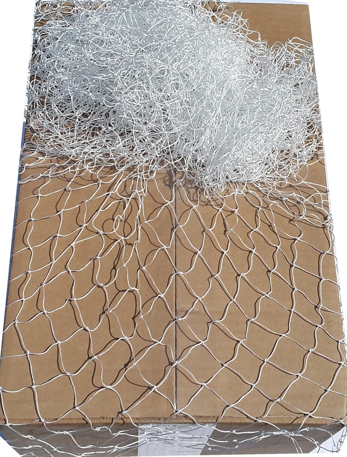 HOMEHOBBY 30x30mm Mesh Polypropylene Netting 1mm String White 4.2m x 2m ...