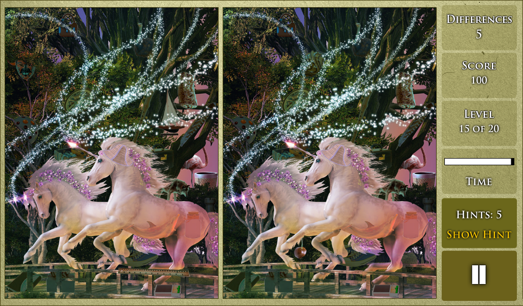 Hidden Difference - Enchanted Garden of the Unicorns - App on Amazon Appstore