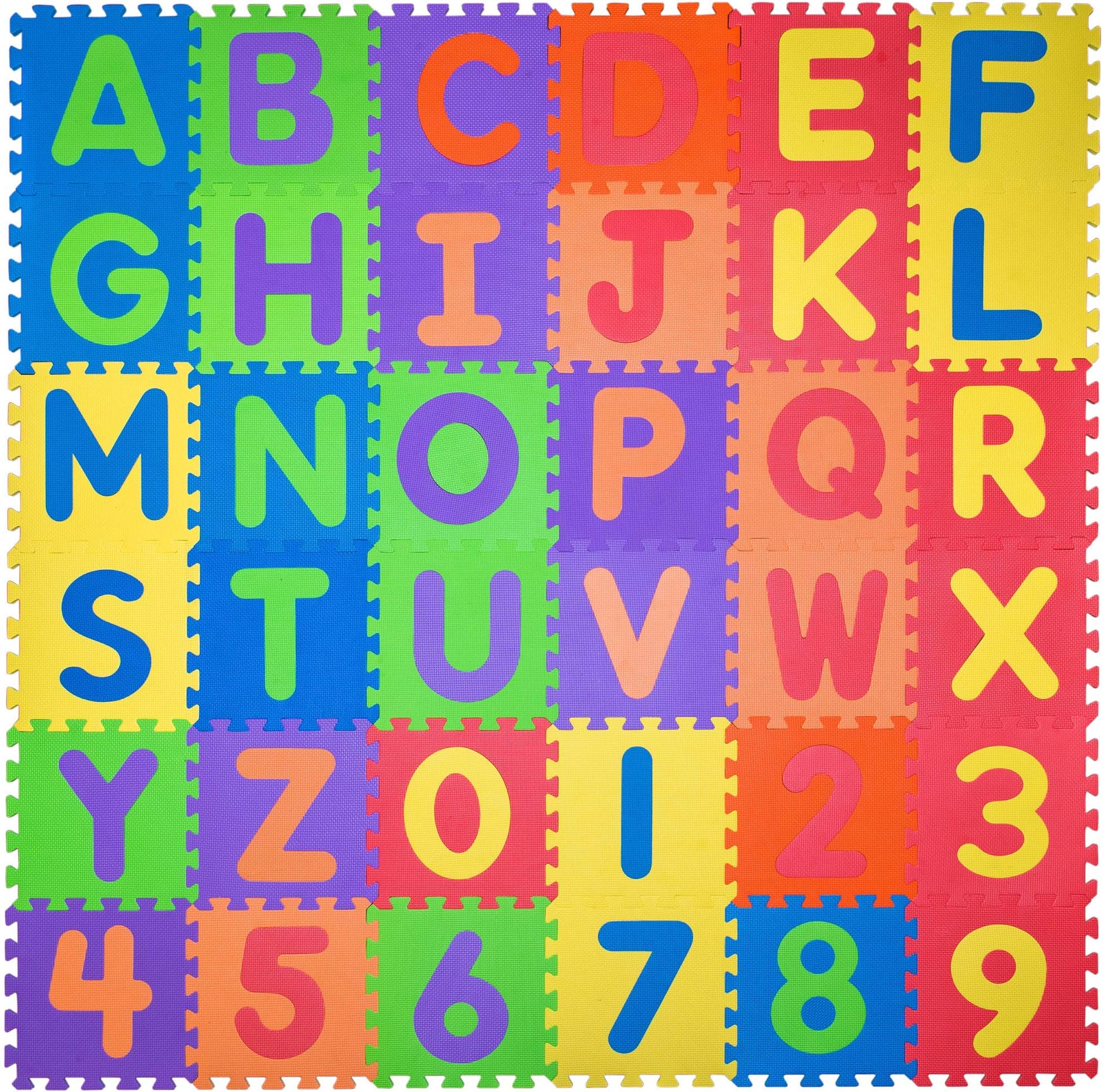 Amazon.com : FUN n' SAFE (7173A) Kid's ABC/123 Play Mat, 36 ...