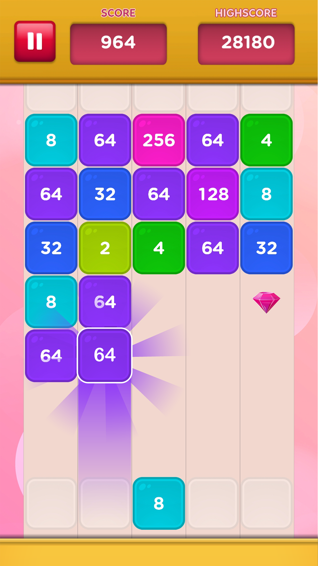 2048 Shoot & Merge Game - free puzzles for kindle - App on Amazon Appstore