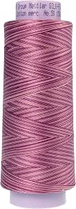 Amazon.com: Mettler Silk-Finish Variegated Cotton Thread, 1500 yd/1372m ...