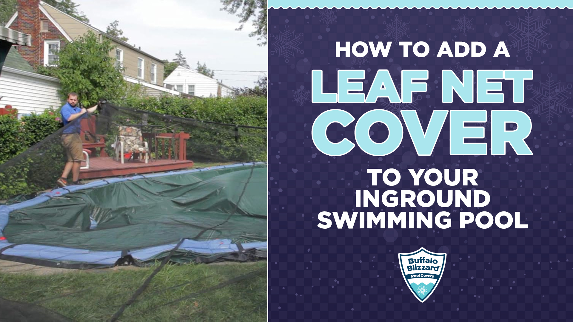 Watch How to Add Leaf Net Cover to Your Inground Swimming Pool on ...