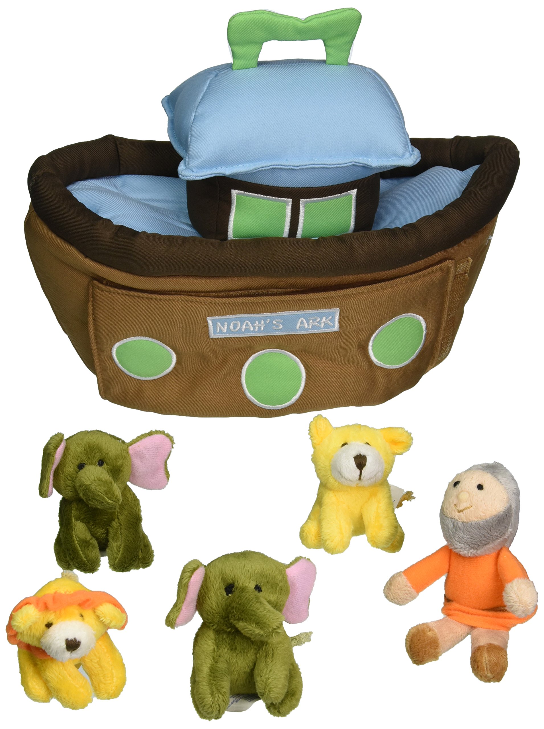 Snapklik.com : Talicor Plush Noahs Ark 6 Piece Play Set