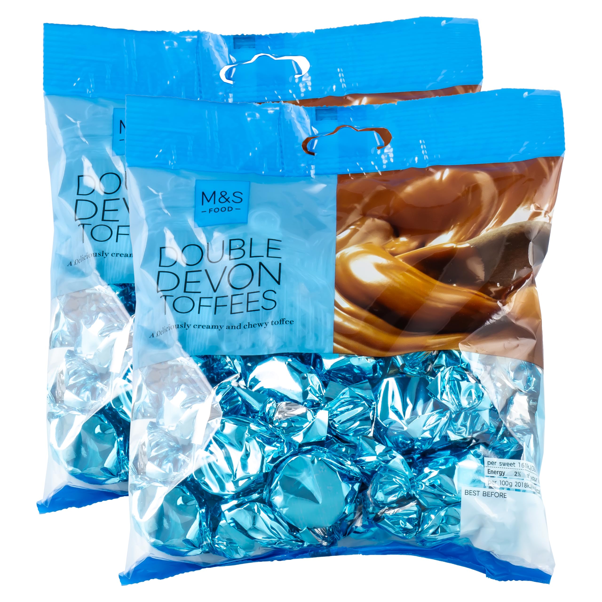 M&S Double Devon Toffees, Creamy & Chewy Individually Wrapped Butter ...