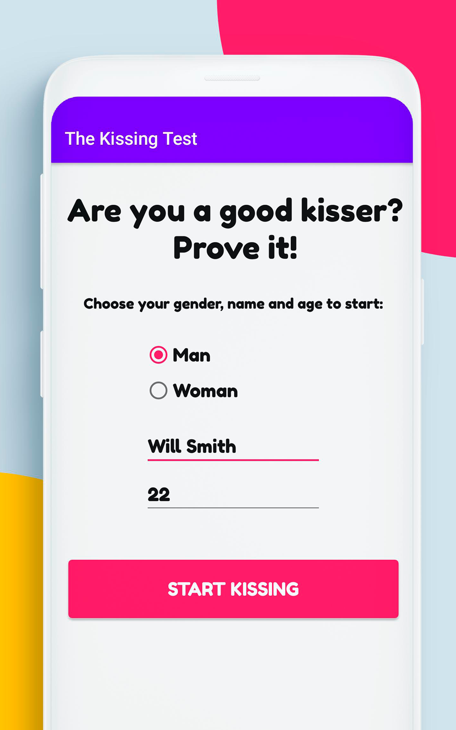 Good Kisser Test