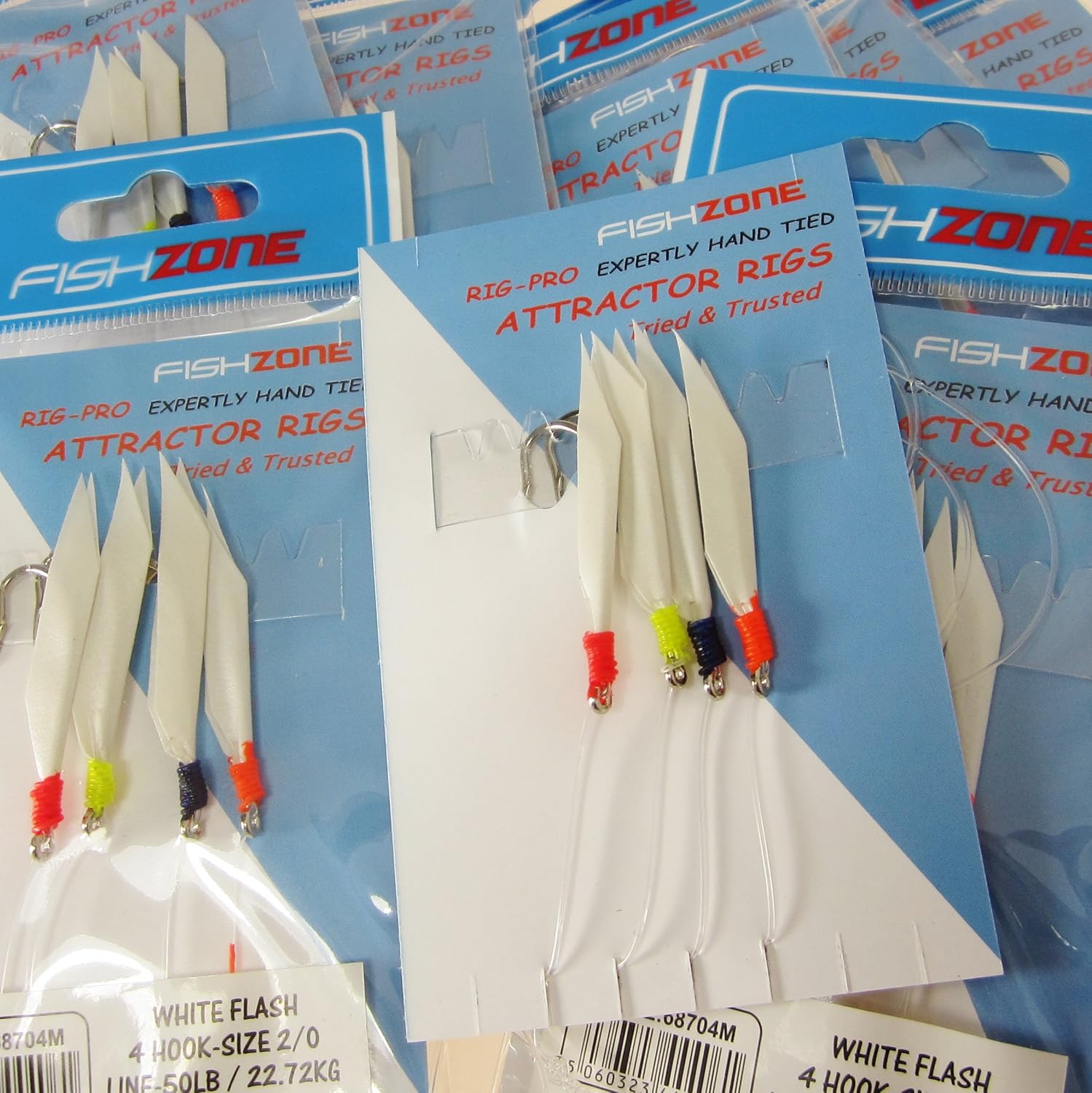 FISHZONE RIG PRO SERIES - 10 Packs of Single Type Commercial Quality ...