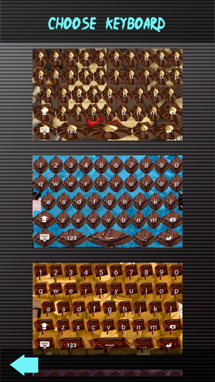 Delicious Chocolate Keyboards - App on the Amazon Appstore