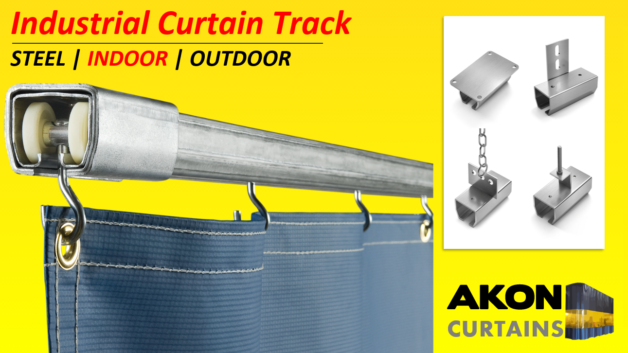 Industrial Curtain Roller Track Heavy Duty Sliding Curtain Rail