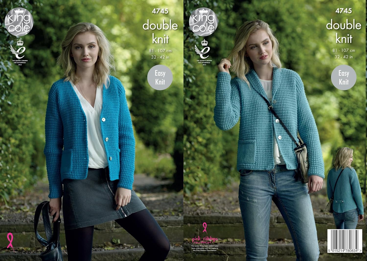 Amazon.com: King Cole Ladies Double Knitting Pattern Womens Easy Knit V ...