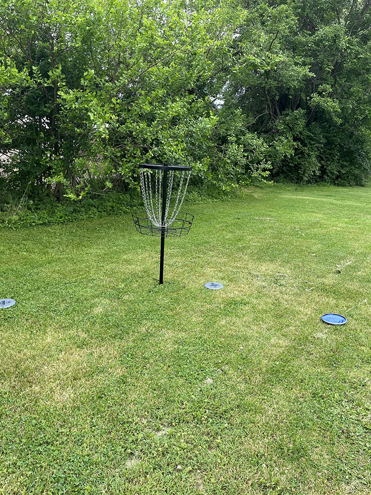 Amazon.com : Gamesun Disc Golf Basket, Disc Golf Target with 3 disc ...