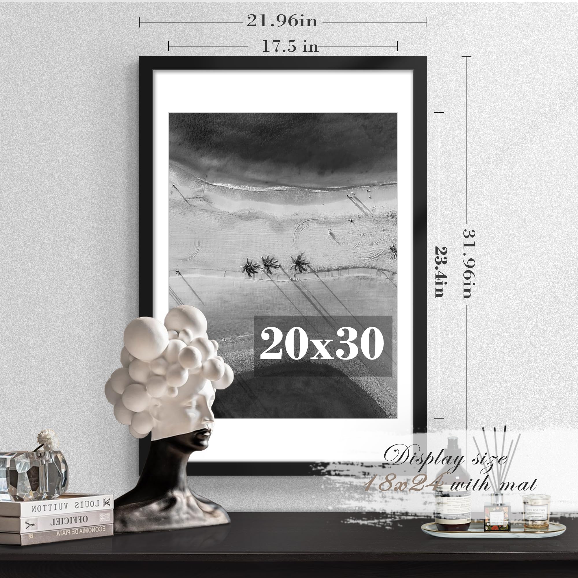 Snapklik.com : PEALSN 20x30 Picture Frame Set Of 2, Display Pictures 18 ...