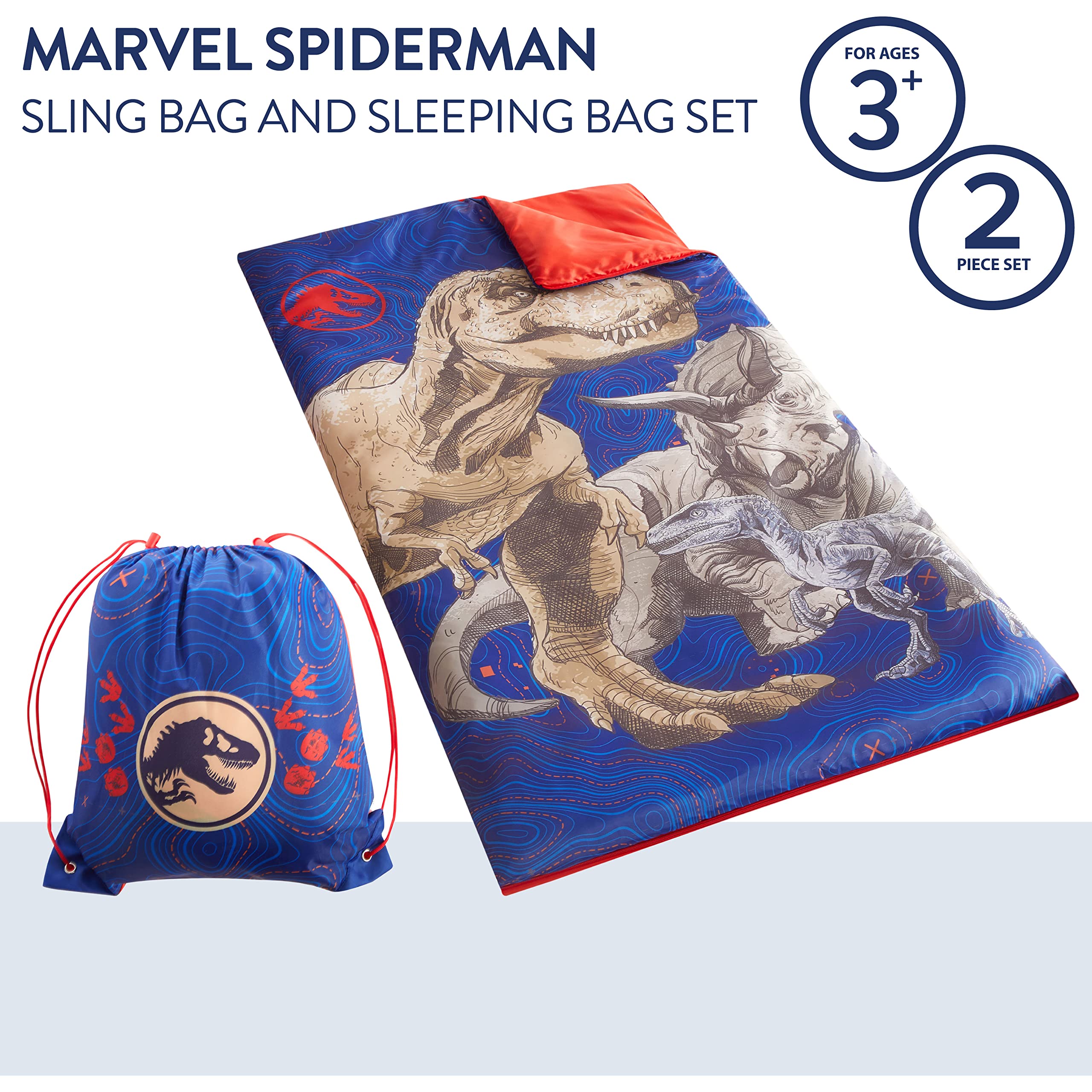 Snapklik.com : Jurassic World Sling Bag Slumber Set
