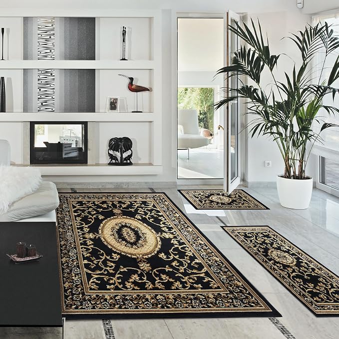 Amazon.com: Superior Indoor Area Rug Set, for Living Room, Entryway ...