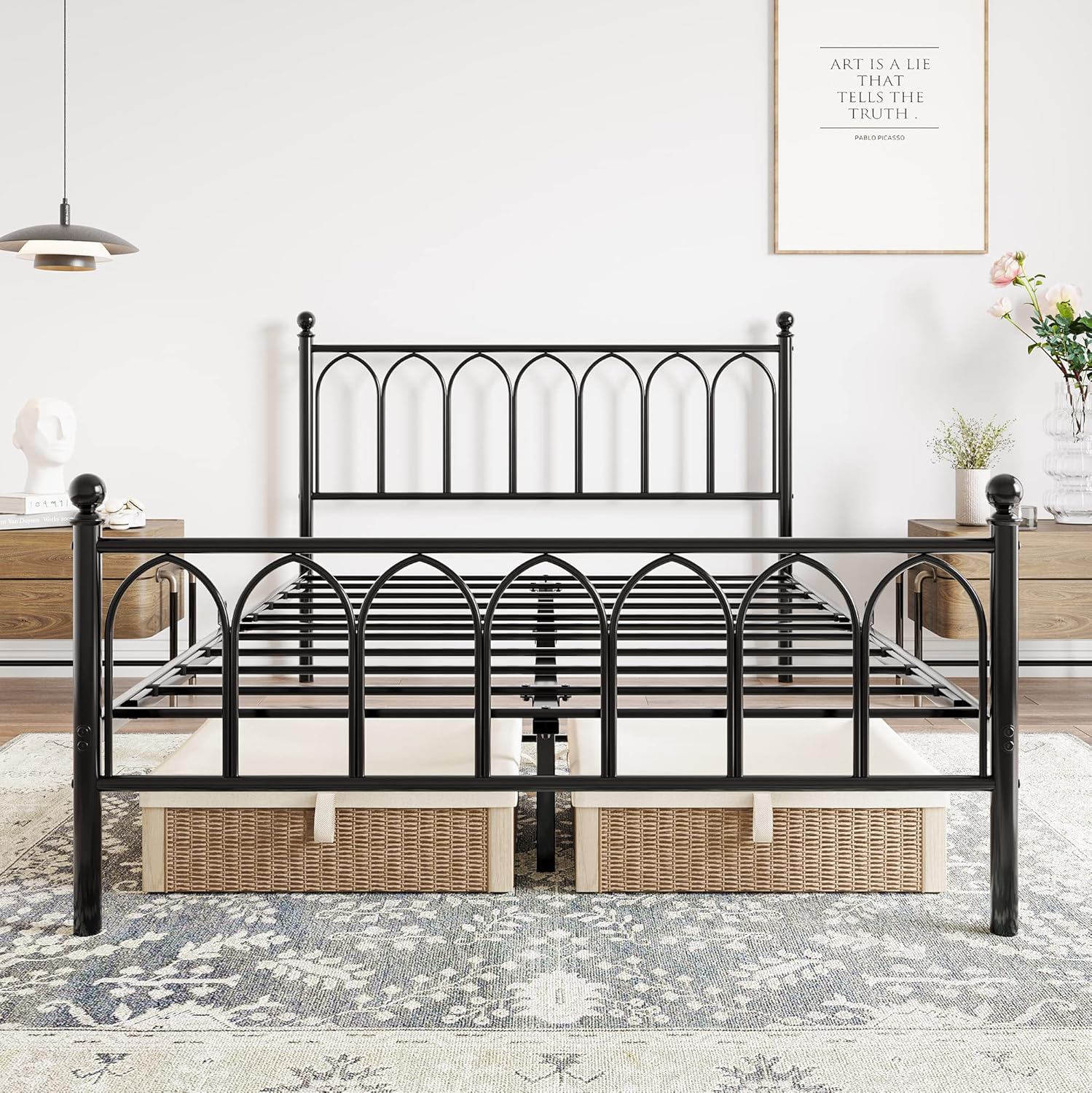 JURMERRY Full Size Bed Frame Instruction Manual
