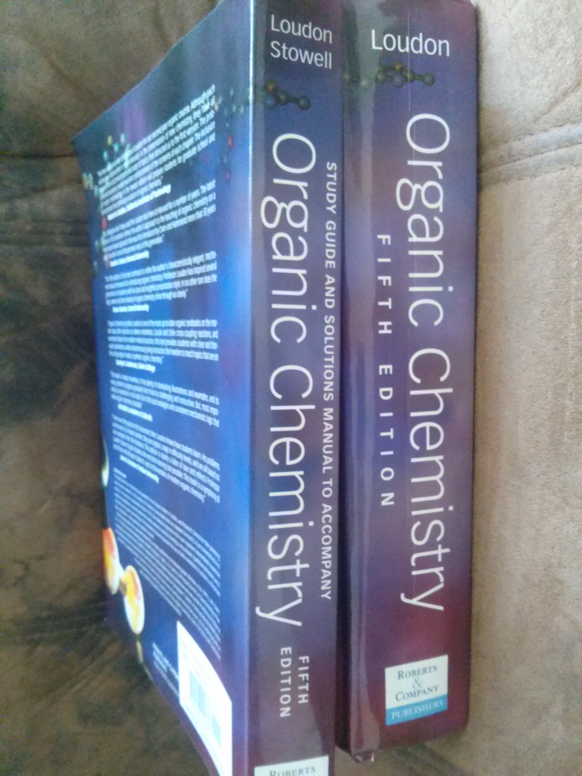 Organic Chemistry Package (includes text and study guide/solutions ...