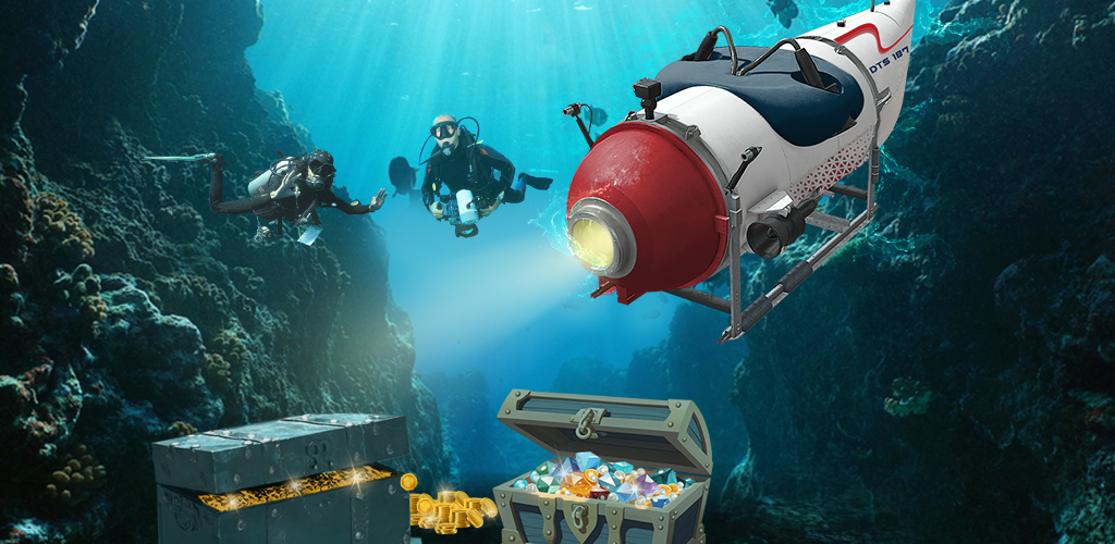 Submarine Titans Rescue Ship Simulator 3D: Underwater Submarine Navy ...