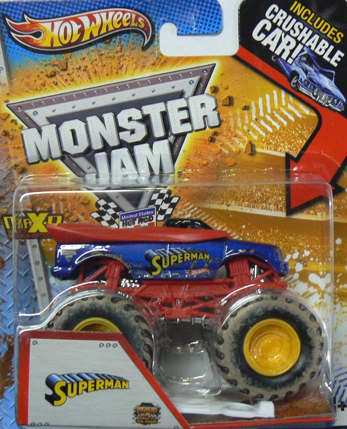 Superman Monster Truck - Monster Jam : Amazon.co.uk: Toys & Games