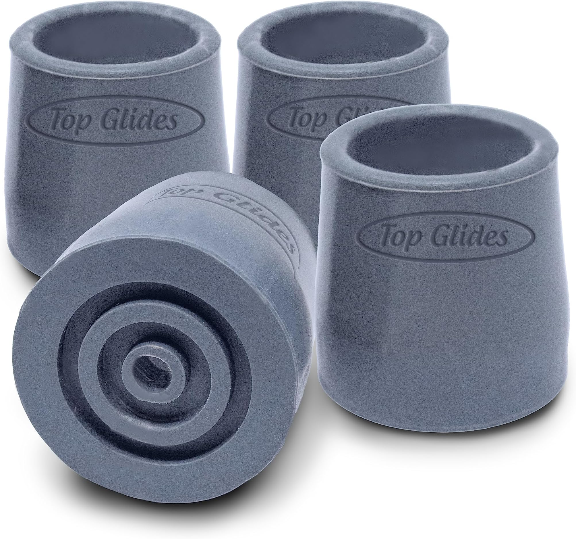 Amazon.com: 4PCS Walker Tips 1 1/8 '' Heavy Duty Replacement Rubber ...
