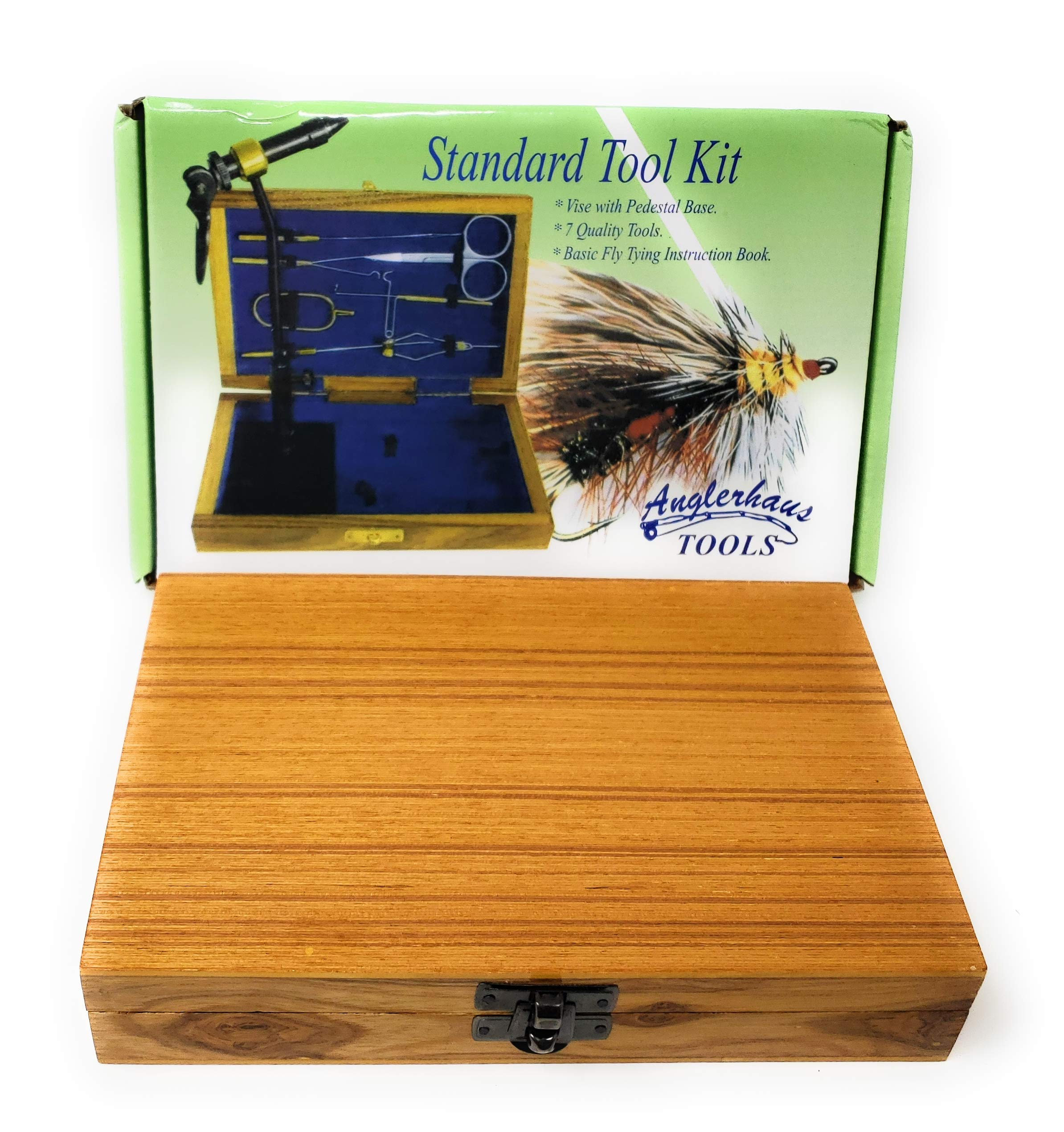 Snapklik.com : Colorado Anglers Wooden Fly Tying Kit Standard Tool ...