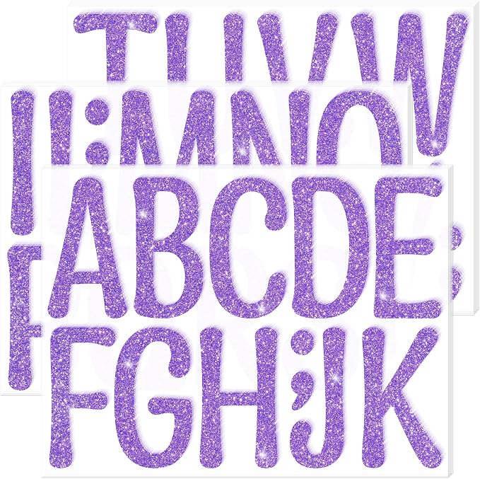 Amazon.com: 160 PCS Bulletin Board Letters 4 Inch Letter Stickers Large ...