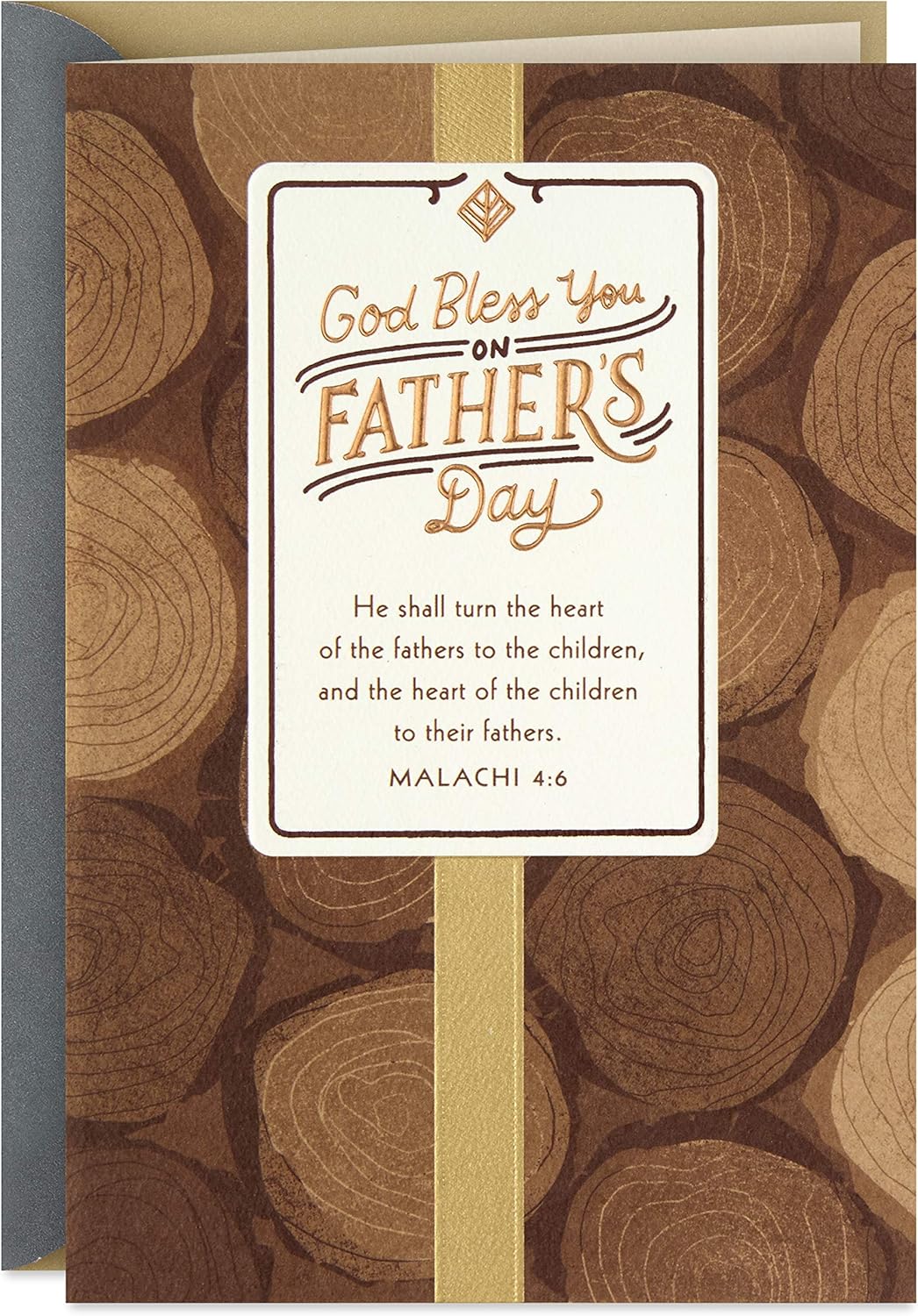 DaySpring Religious Father’s Day Card (Blessed is His Family Blue Sky)