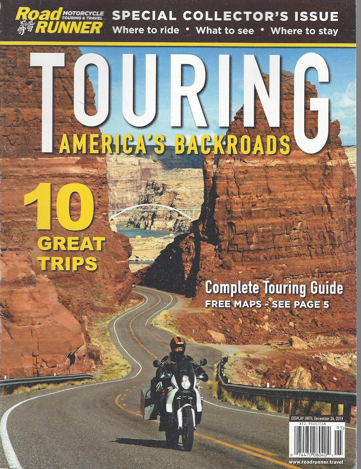 Road Runner Magazine Touring America's Backroads 2019: Various: Amazon ...