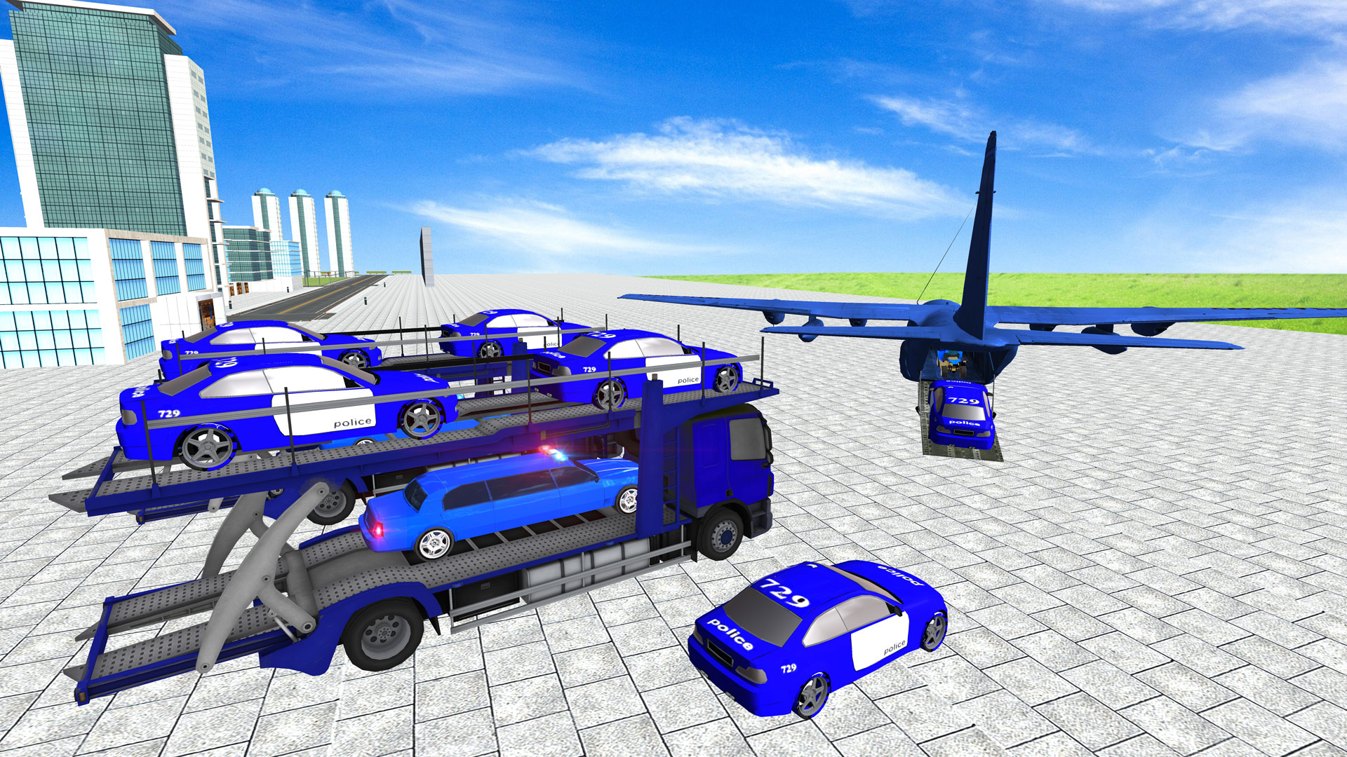 US Police Limousine Car: ATV Quad Transporter Game - App on the Amazon ...