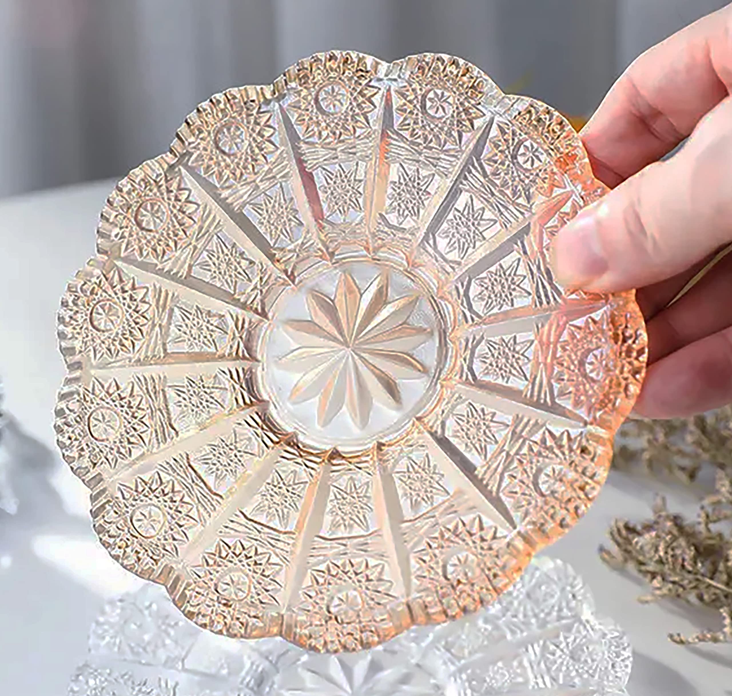 Vintage Amber Depression Glass Patterns