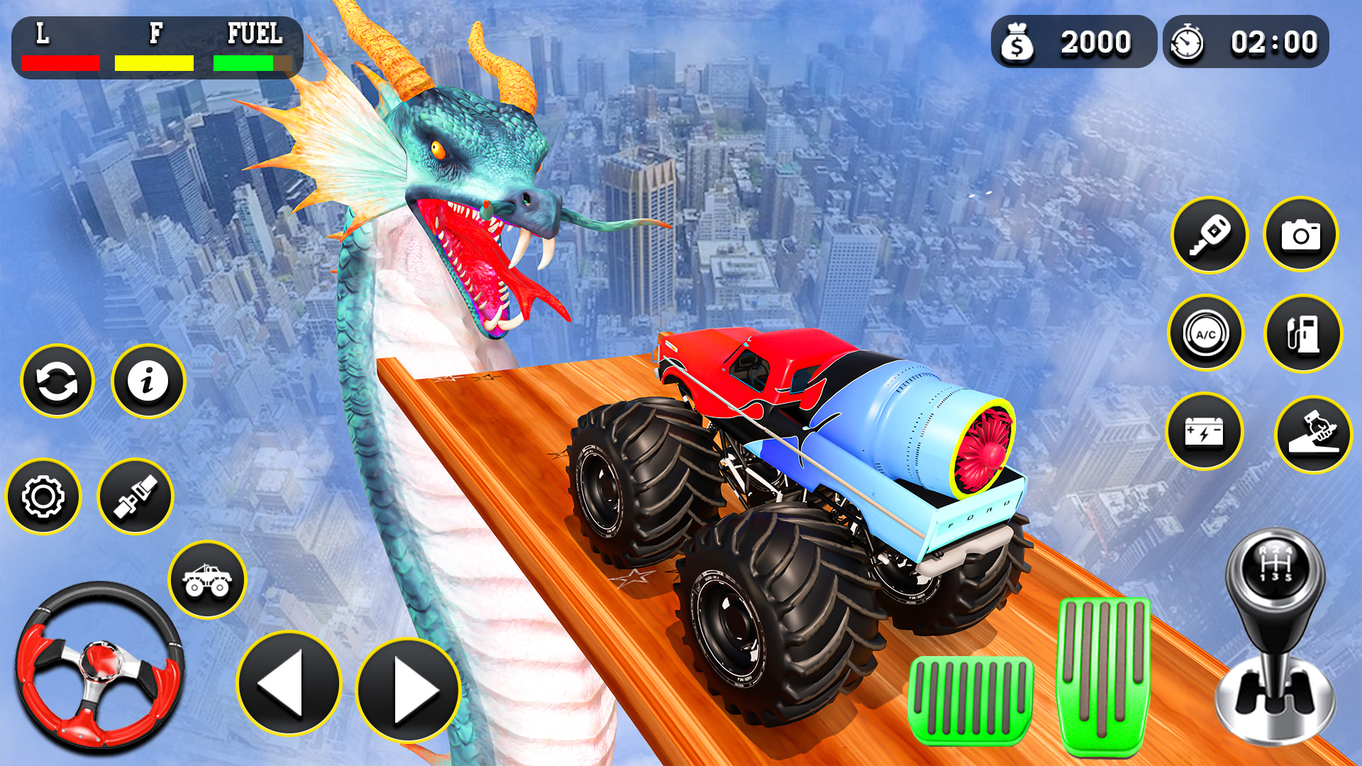 Monster Truck Ramp: Car Games with Mega Ramps Car stunt Monster Ramps ...