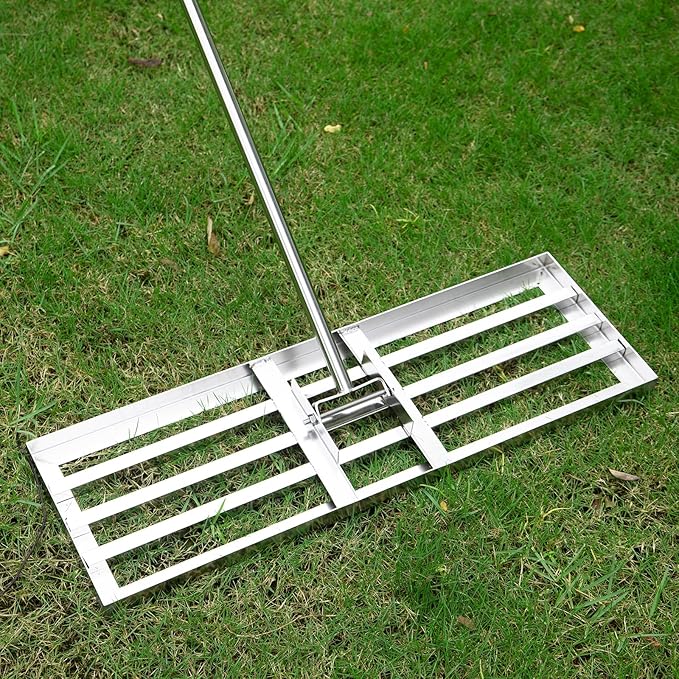 Amazon.com : GreatBuddy Lawn Leveling Rake 30'' x 10", Heavy-Duty ...