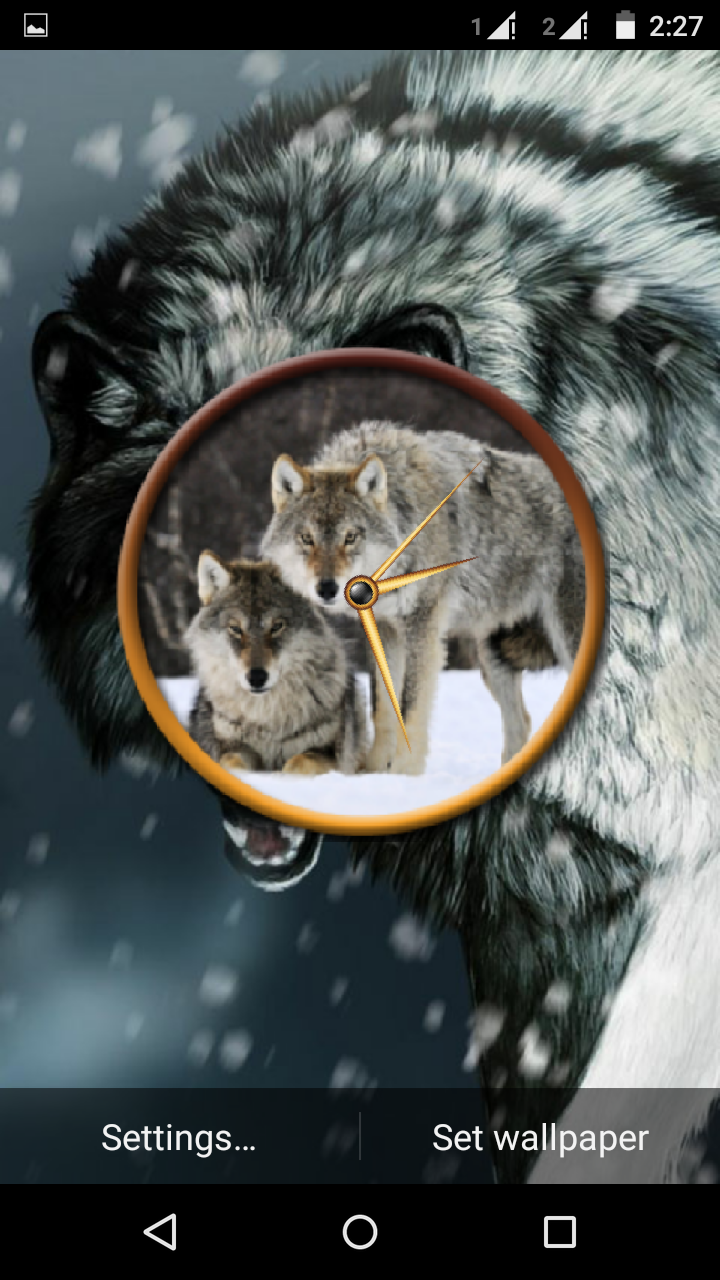 Ware Wolf Clock Live Wallpaper - App on Amazon Appstore