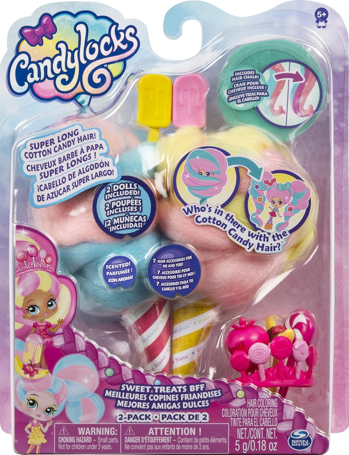 Amazon.com: Candylocks Sweet Treats BFF 2-Pack, Cora Crème and Charli ...
