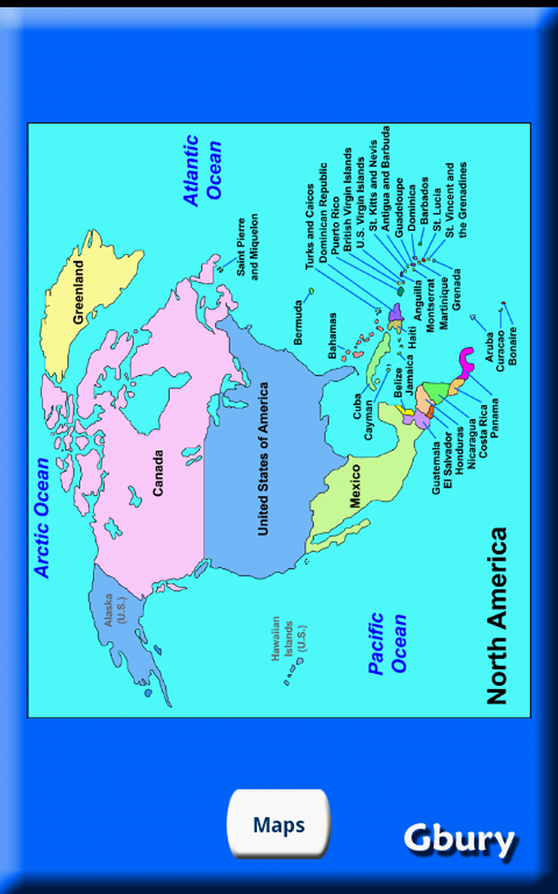 North America Countries and Capital Cities - App on the Amazon Appstore