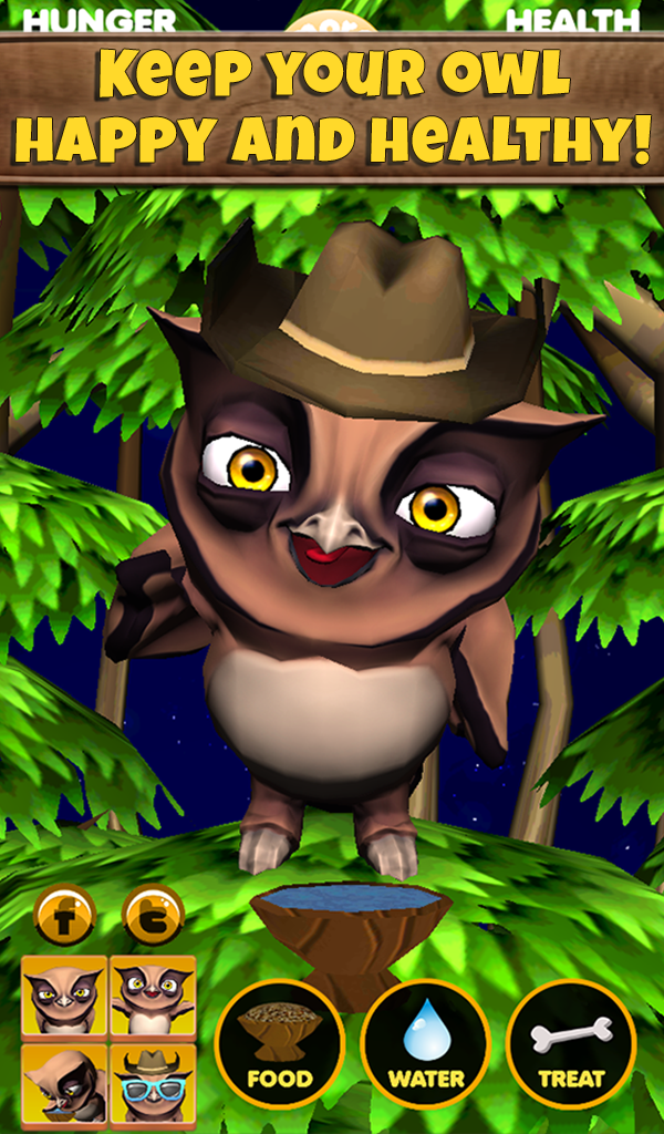 Virtual Pet Owl - App on Amazon Appstore