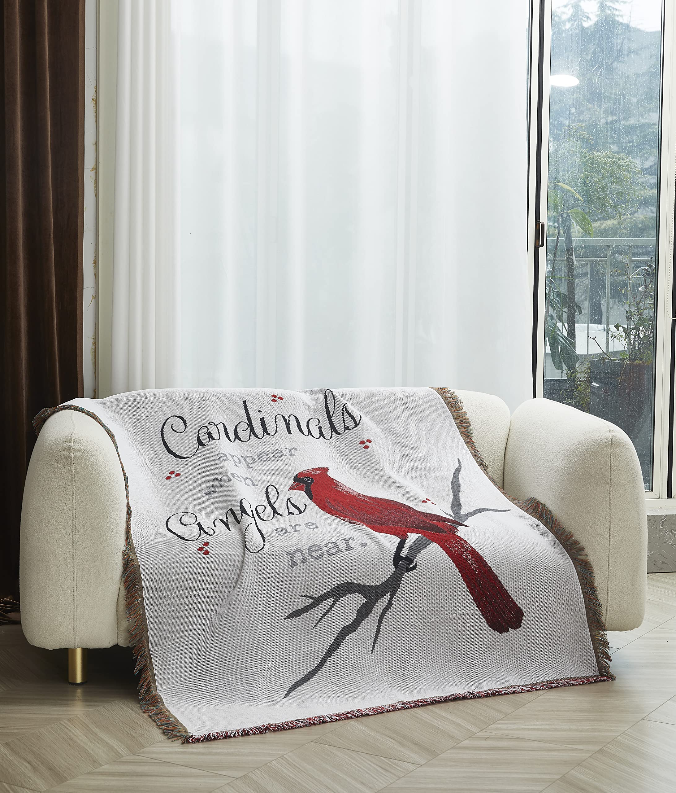 Amazon.com: Virah Bella Inspirational Tapestry Throw Blanket 50" x 60 ...